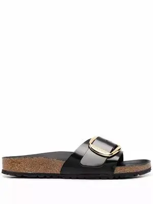 BIRKENSTOCK Madrid Big Buckle Sandals - Black