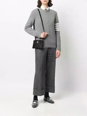 Thom Browne Rwb Tab Crossbody Bag