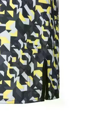 AMIR SLAMA Geometric-print Bermuda Shorts