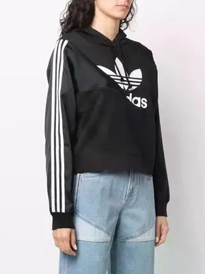 Adidas Adicolor Split Trefoil Hoodie - Black
