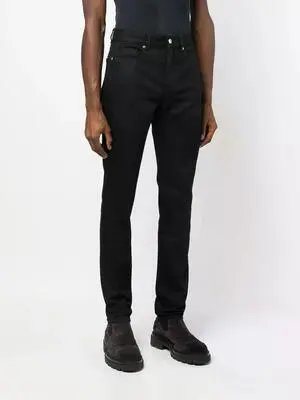 Zadig&Voltaire Straight-leg Jeans With Logo Patch - Black