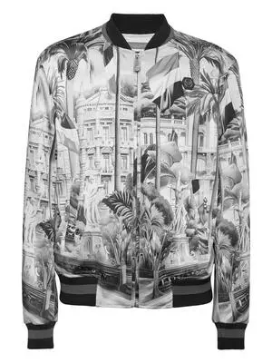 Philipp Plein D'azur Bomber Jacket - Black