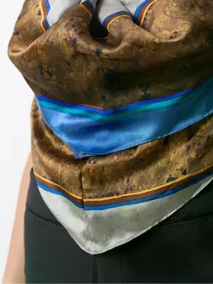 AMIR SLAMA Silk Halter Neck Blouse