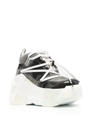 Swear London Amazon Platform Boots - Grey