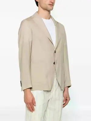 Tagliatore Single-breasted Patch-pocket Jacket - Neutrals