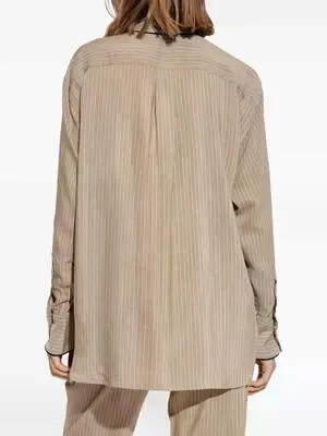 Victoria Beckham Striped Pajama Shirt