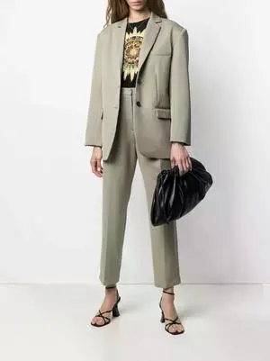 ANINE BING Quinn Wool Oversized Blazer
