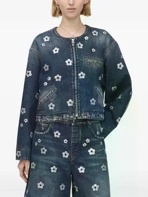 Marc Jacobs Sequin Daisy Cropped Jacket