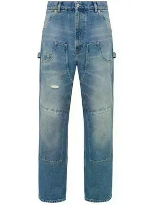 Moschino Paneled Denim Jeans