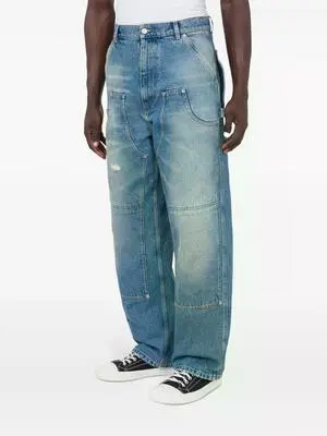 Moschino Paneled Denim Jeans