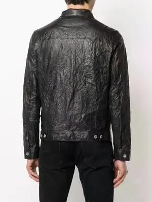 Zadig&Voltaire Crinkled Leather Jacket
