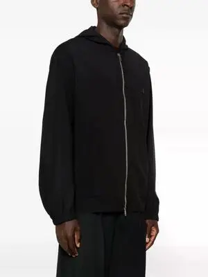 Givenchy 4g Wool Zipped Hoodie - Black