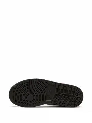 JORDAN Air 1 Mid Se Newsprint Sneakers - Black