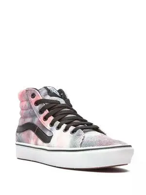 VANS Comfycush Sk8-hi Blotched Sneakers - Black