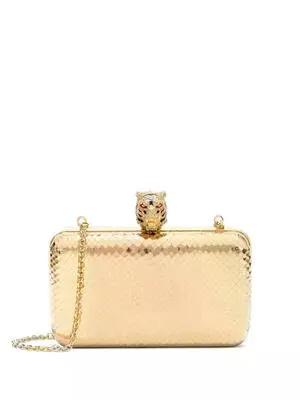 Roberto Cavalli Gold Tone Clutches