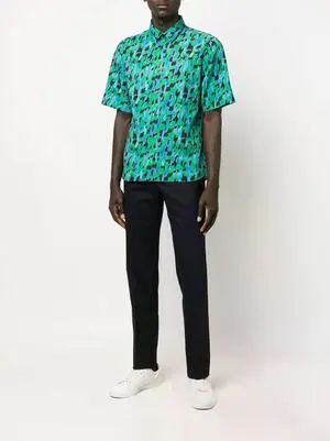 PT TORINO Tailored-cut Tapered Trousers - Blue