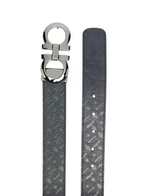FERRAGAMO Reversible Gancini Buckle Belt
