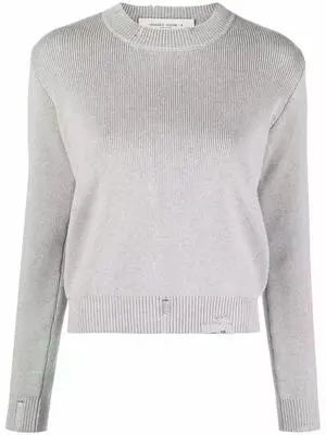 GOLDEN GOOSE Distressed Cotton-blend Jumper