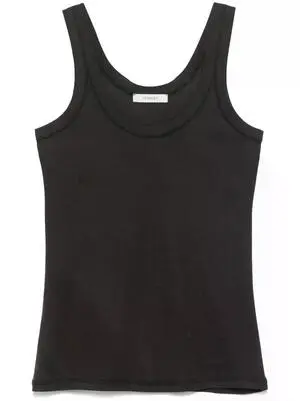 LEMAIRE Cotton Tank Top - Black