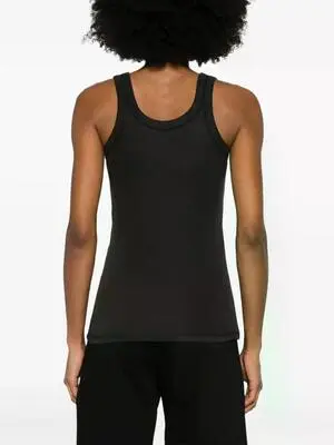 LEMAIRE Cotton Tank Top - Black