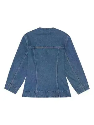 GANNI Buttoned Denim Shirt