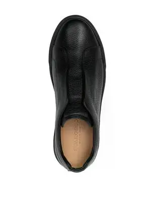 SCAROSSO Luca Leather Sneakers - Black