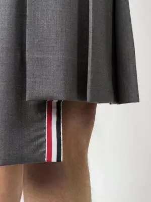 Thom Browne High-low Hem Pleated Skirt