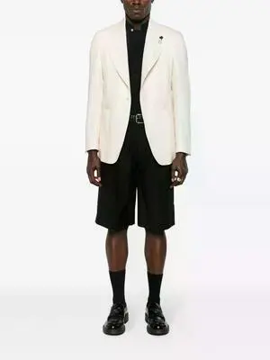 LARDINI Single-breasted Blazer - Neutrals