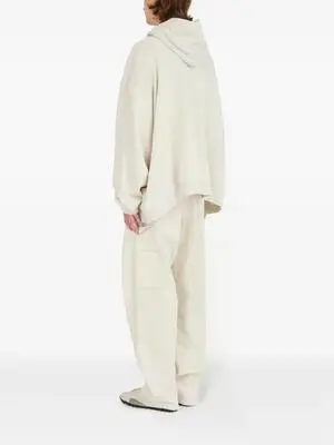 MAISON MARGIELA Cotton Drawstring Hoodie - Neutrals