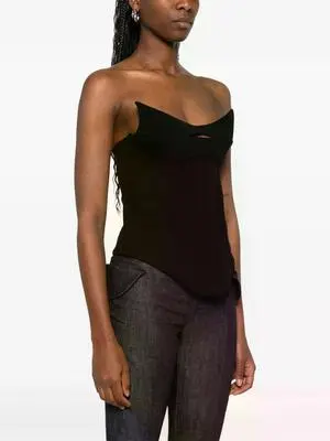MUGLER Sleeveless Corset Top