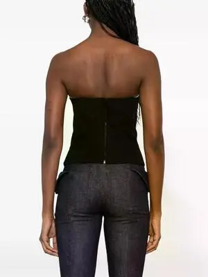 MUGLER Sleeveless Corset Top