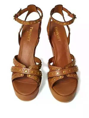 TWINSET 120mm Stud-embellished Sandals