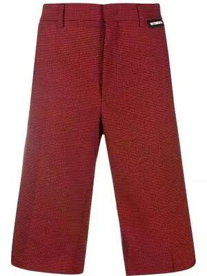 Vetements Houndstooth Tailored Shorts