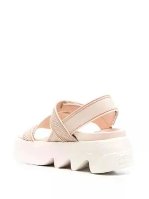 LE SILLA Platform Touch-strap Sandals - Neutrals