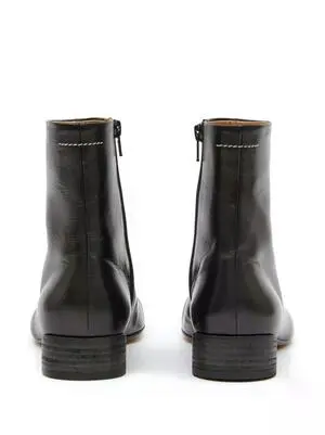 MAISON MARGIELA Anatomic Leather Ankle Boots - Black