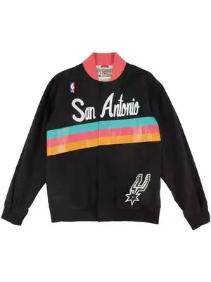 Mitchell & Ness Nba San Antonio Spurs 94-95 Warm-up Jacket - Black