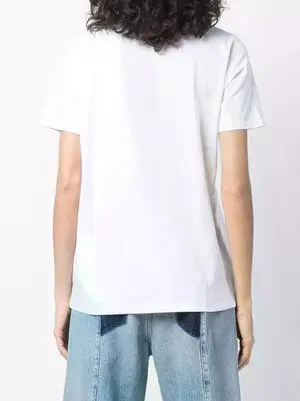 Balmain Flocked Logo T-shirt