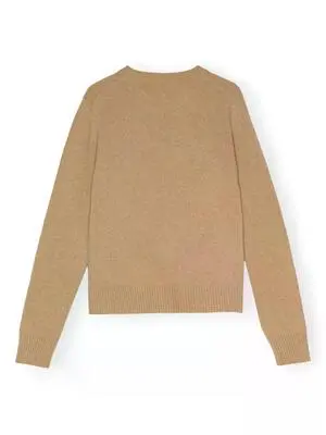 GANNI Intarsia-knit Cherries Jumper