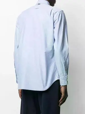 Thom Browne Chest-pocket Oxford Shirt - Blue