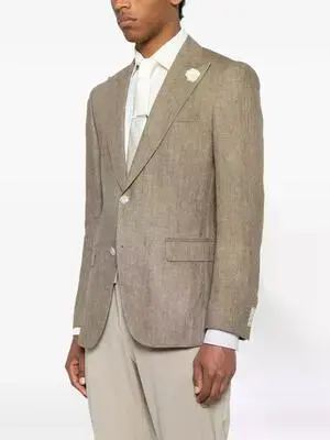 BOSS Canvas Blazer - Brown