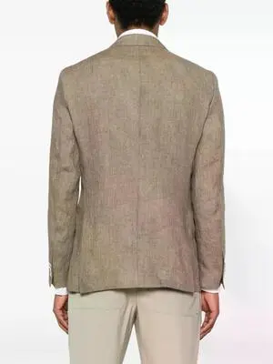 BOSS Canvas Blazer - Brown