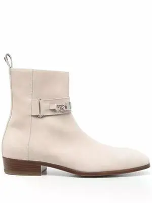 Philipp Plein Logo Plaque Ankle Boots