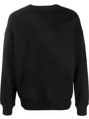 DIESEL® S-rob-megoval Cotton Sweatshirt - Black