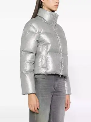 Peserico Lamé-effect Puffer Jacket