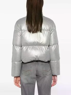 Peserico Lamé-effect Puffer Jacket