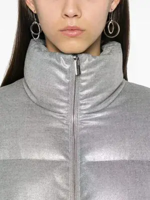 Peserico Lamé-effect Puffer Jacket