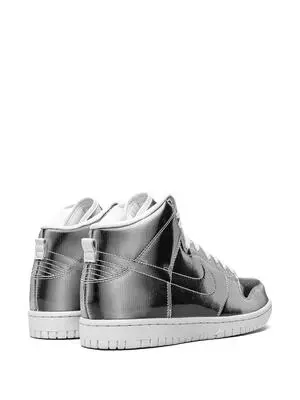 Nike X Clot Dunk High Metallic Sneakers