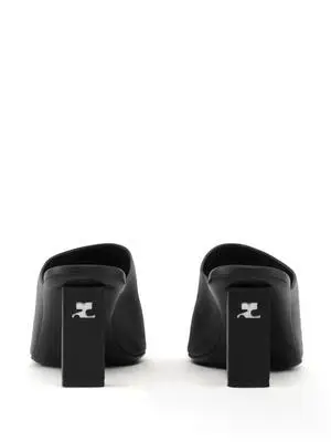 COURREGES 70mm Square-toe Leather Mules