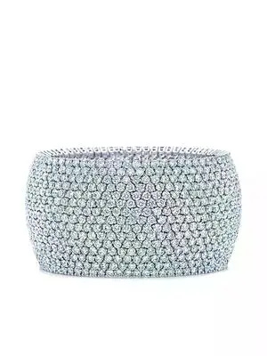 Kwiat 18kt White Gold Diamond Moonlight 15-row Bracelet - Silver