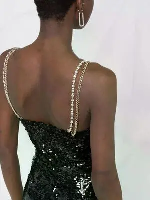 Philipp Plein Sequin Embellished Midi Dress